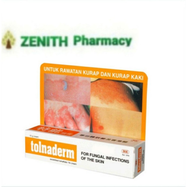 Tolnaderm Exp:06/2025 (Fungal Infections) Cream 15g | Shopee Malaysia