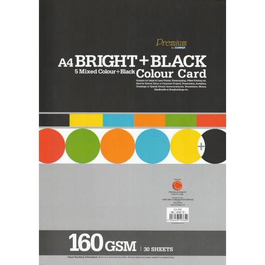 Paper A4 white and color 70g 80g 120g 160g 30s 40s 50s (kertas fotostat ...