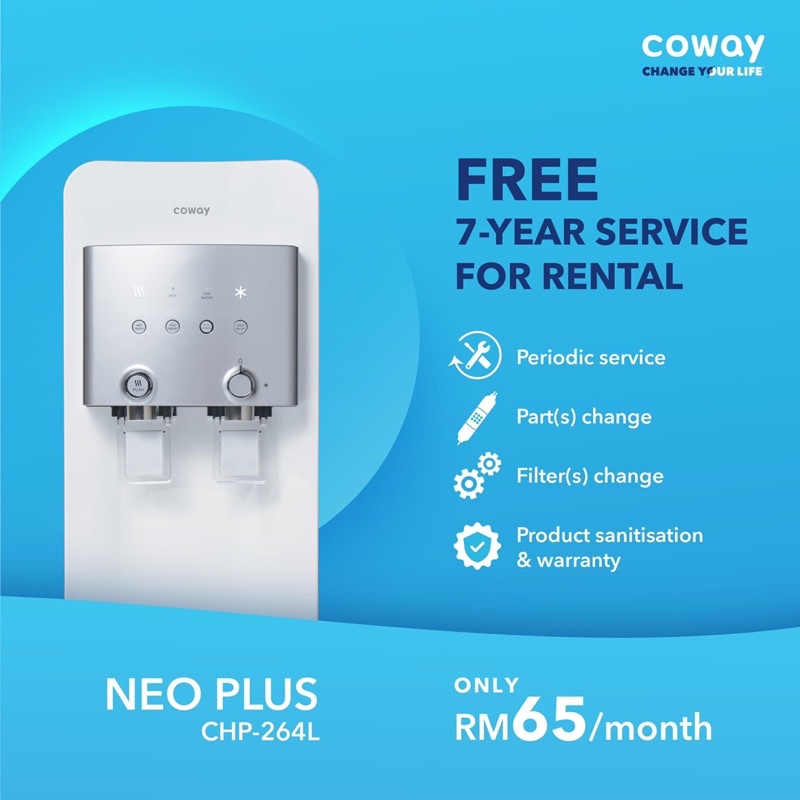 Coway Neo Plus ( CHP-260L ) water purifier halal | Shopee Malaysia
