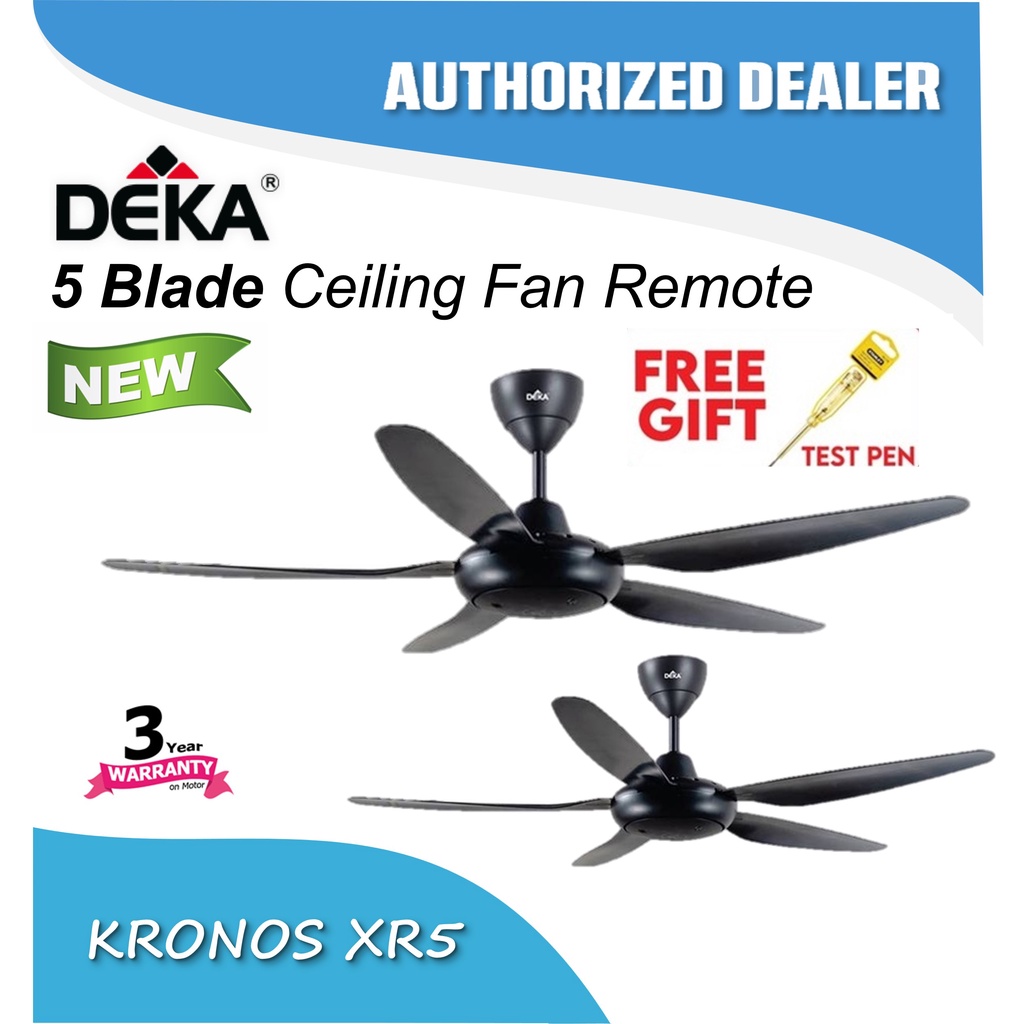 [2023 Brand New] DEKA Ceiling Fan XR5 XR10 F5X DF50S P5S 56" / Kipas ...