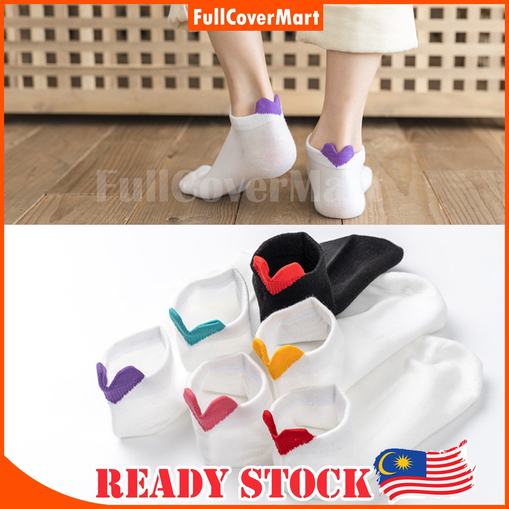 (SOX59) Love Ankle Sock Cartoon Man Boy Girl Cute Comfort Unisex Sock ...
