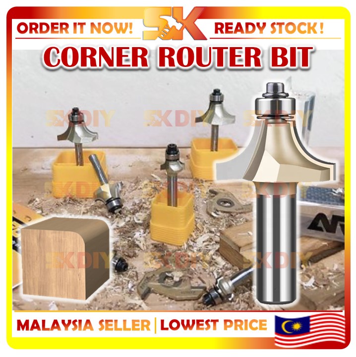 🇲🇾ARDEN Router Bit - Corner Rounding Bit ( #92 / #93 / #94 / #95 /#96 ...