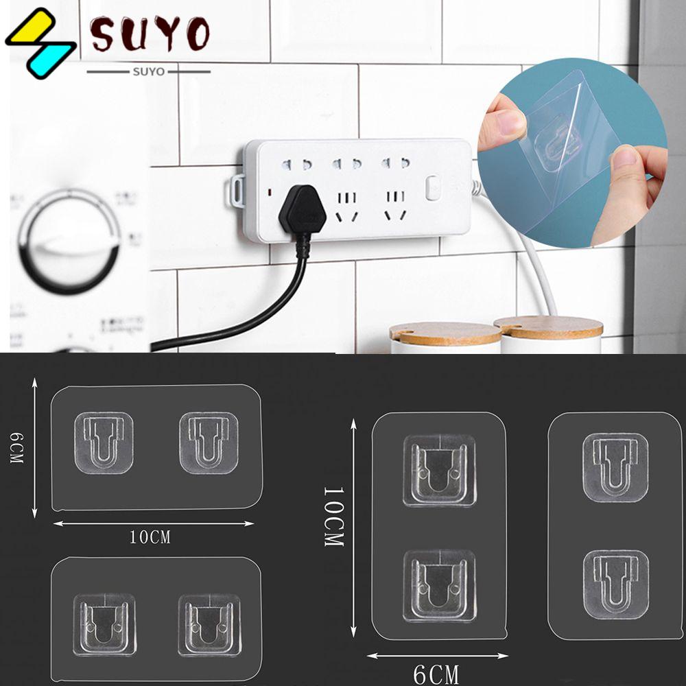 SUYOU Home Decor Socket Holder Wall-mounted Plug Sticker Plug Fixer ...