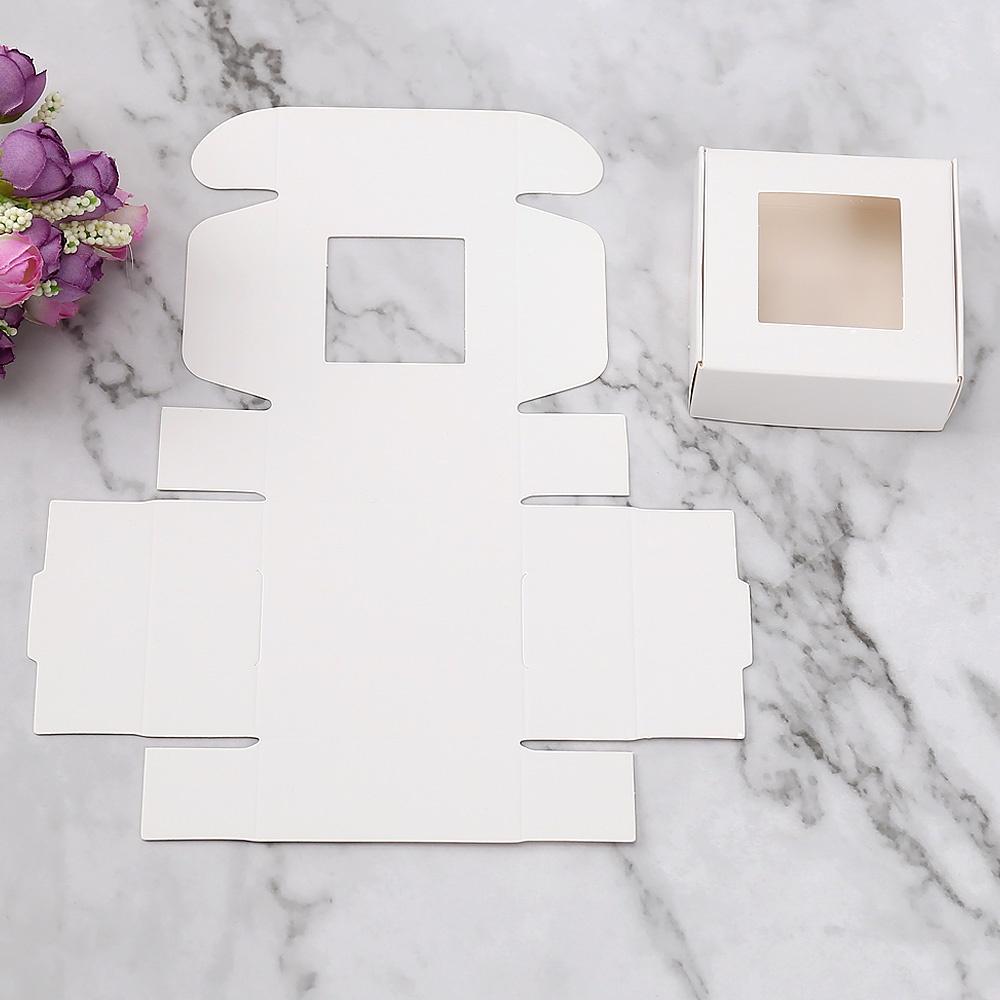 Square Window Gift Box / Kraft Paper Window Box /Surprise Gift Box ...