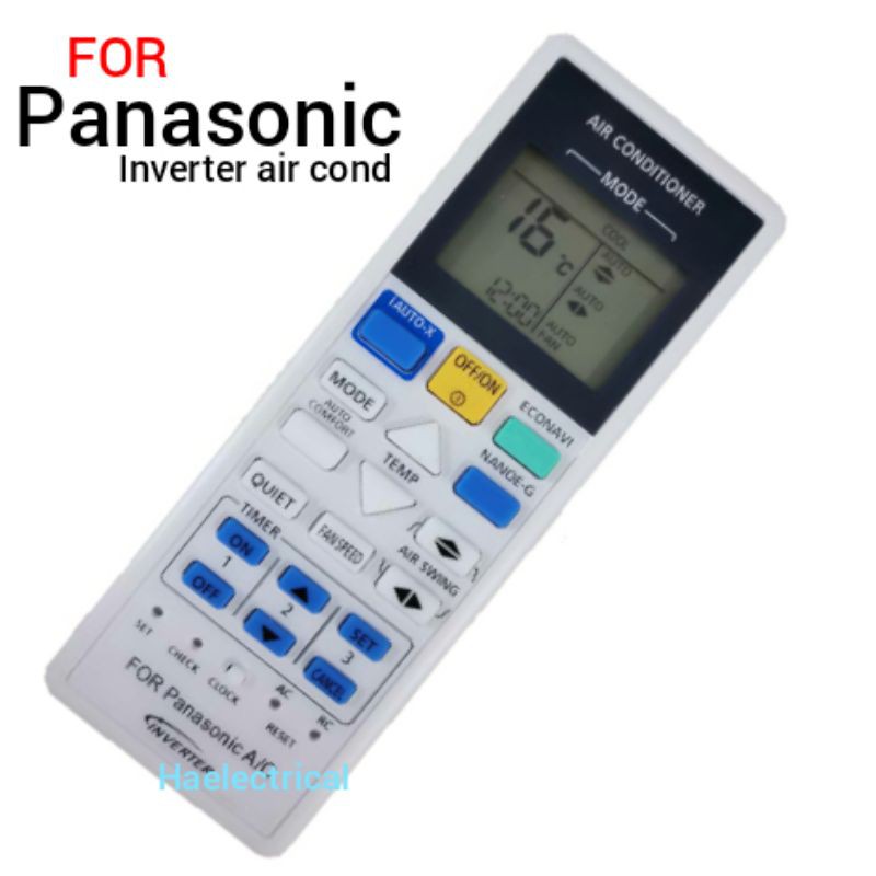 panasonic Air cond remote control for inverter series CSS13RKH CSPV9SKH ...