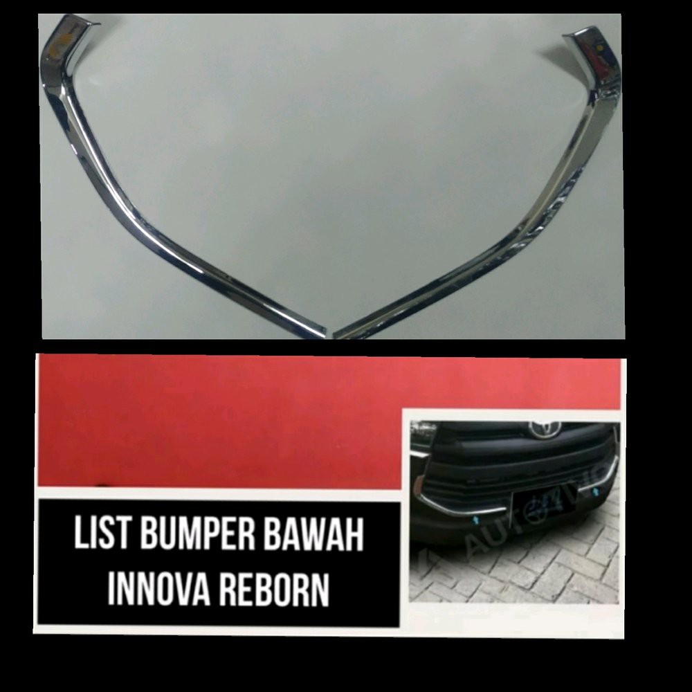List front trim BOTTOM BUMPER TOYOTA all new INNOVA INOVA REBORN 2016 ...