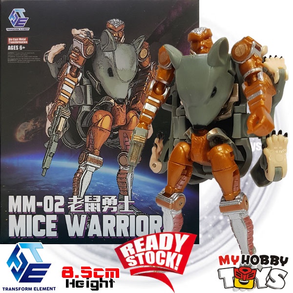 Transform Element Transformable Robot - MM-02 Mice Warriors ( 3rd Party ...