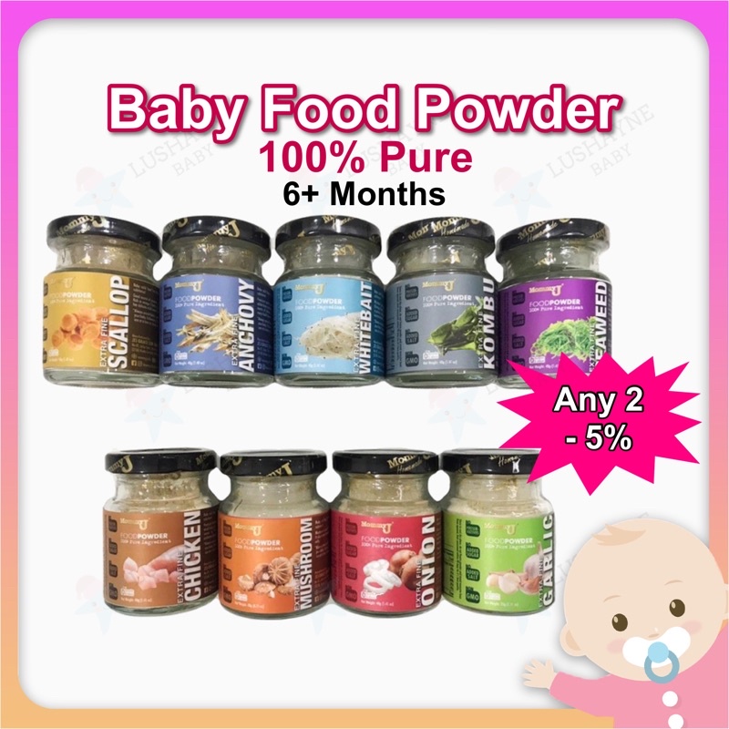 Baby Food MommyJ Mommy J Natural Premium Baby Food Powder Serbuk Perasa ...