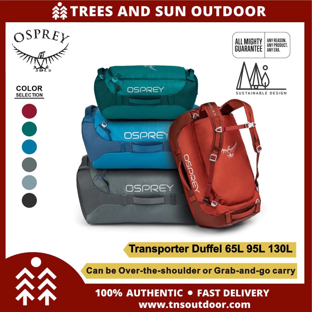 Osprey Transporter Duffel Travel Bag (65L/95L/130L) | Shopee Malaysia