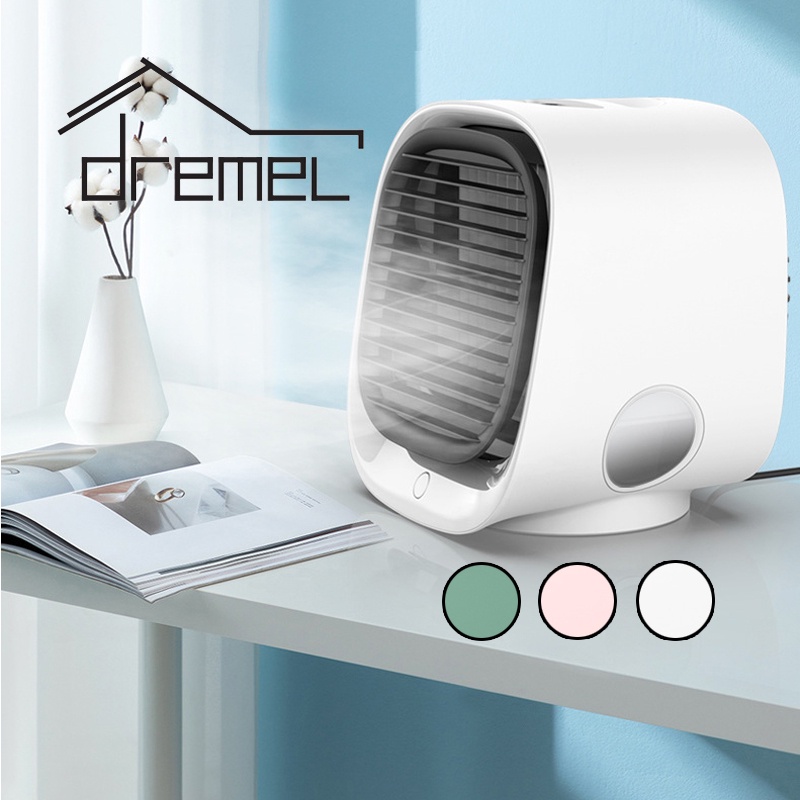 DREMEL Mini Air Cooler Humidification USB Fan Portable Desktop Office ...