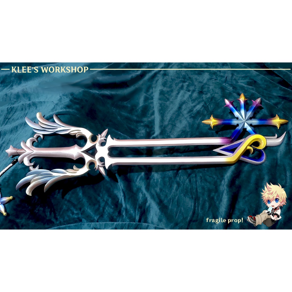 OathKeeper KeyBlade Kingdom Hearts Sora Roxus Xion Handmade EVA Foam ...