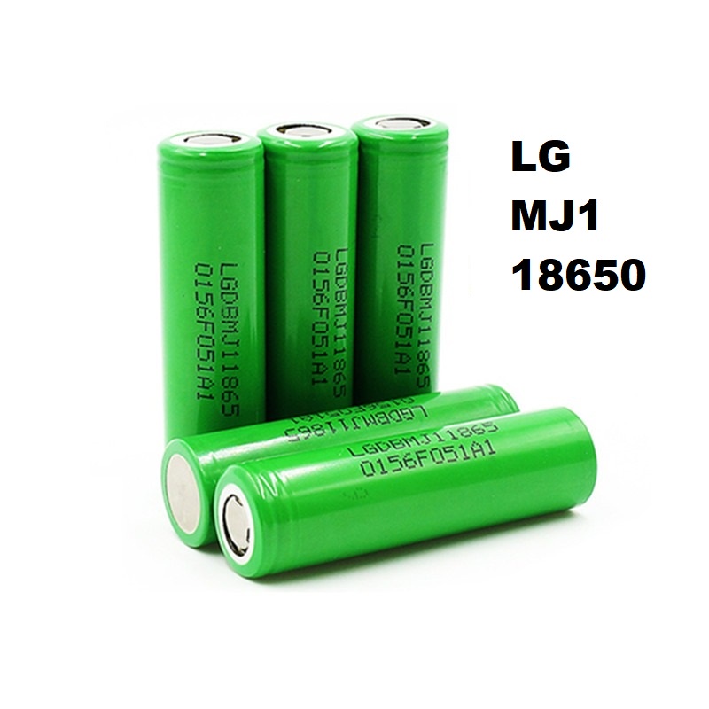 LG MJ1 18650 3500mAh 3.65V 10A Rechargeable 3.7v 18650 Battery For ...