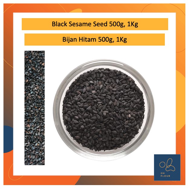 Black Sesame Seed (Imported) 500g 1Kg / Bijan Hitam / 黑芝麻 | Shopee Malaysia