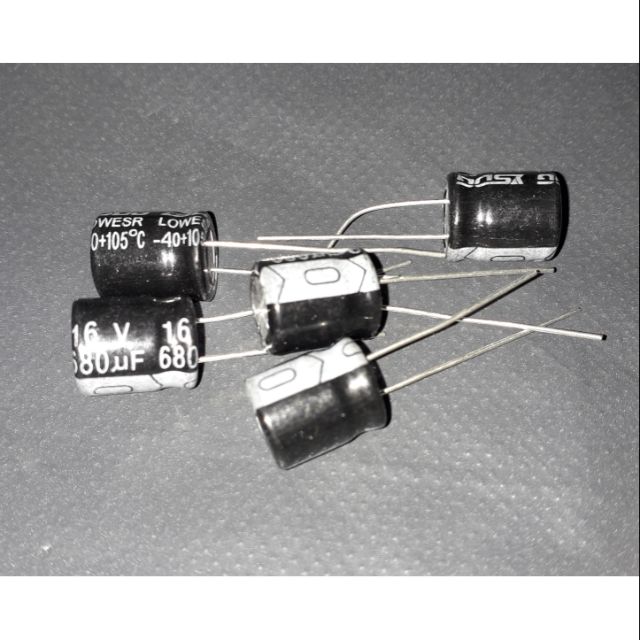 (Z54) 680UF 16V CAPACITOR 10X12 high frequency low impedance aluminum ...