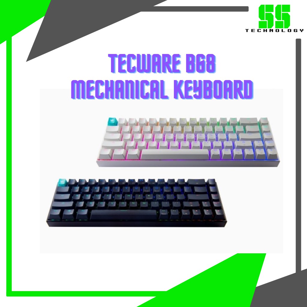 TECWARE B68 WIRELESS MECHANICAL KEYBOARD | Shopee Malaysia