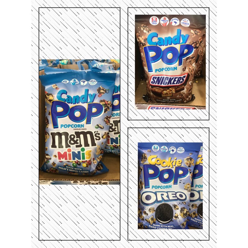Cookie POP popcorn oreo/ Candy Pop Snickers/M&Ms mini | Shopee Malaysia