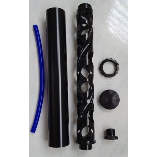 Single Core Aluminum Fuel Filter Solvent Trap for 1/2-20 10inch-big ...