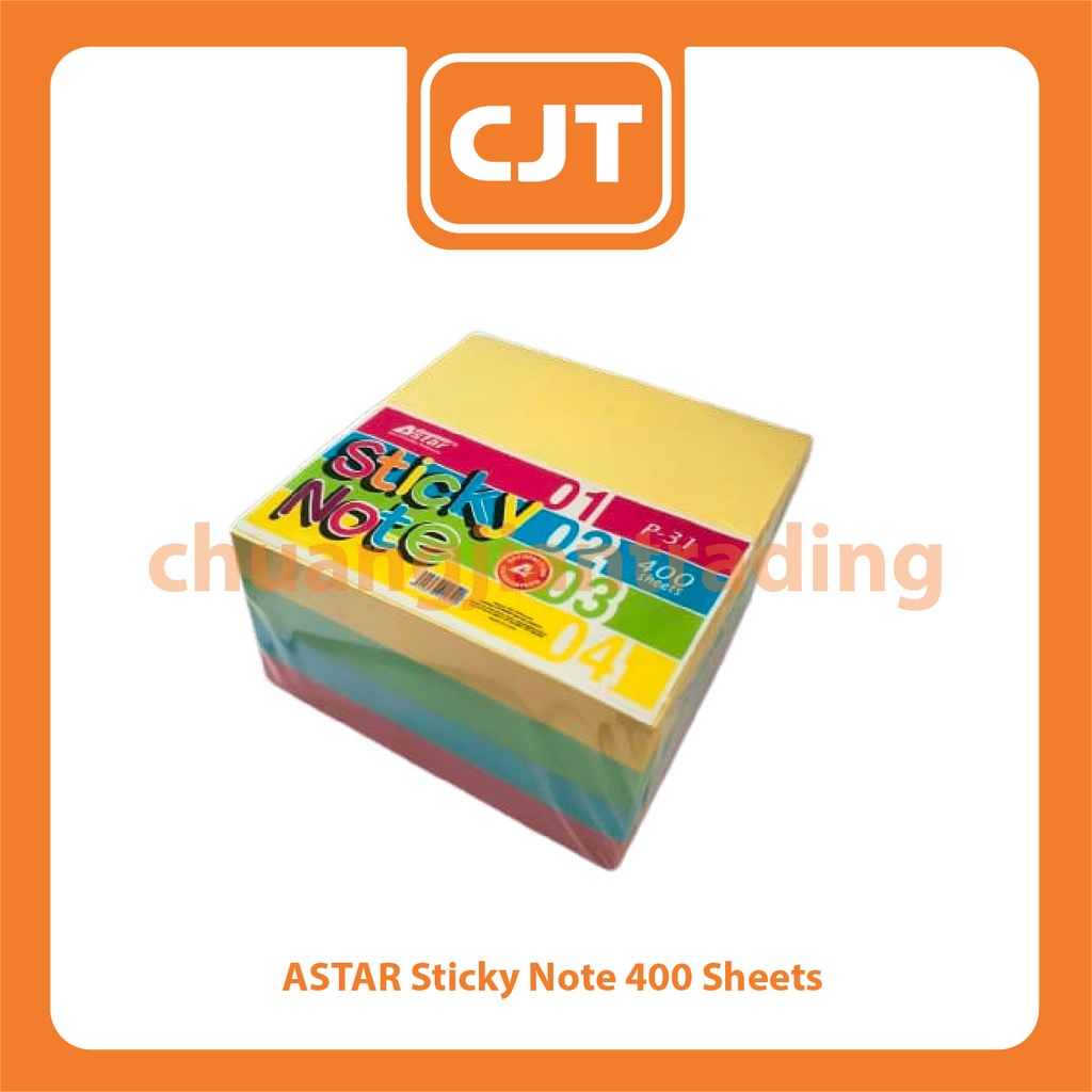 P31 ASTAR Sticky Note 400 Sheets / 30300 ASTAR Sticky Note / 30200 ...
