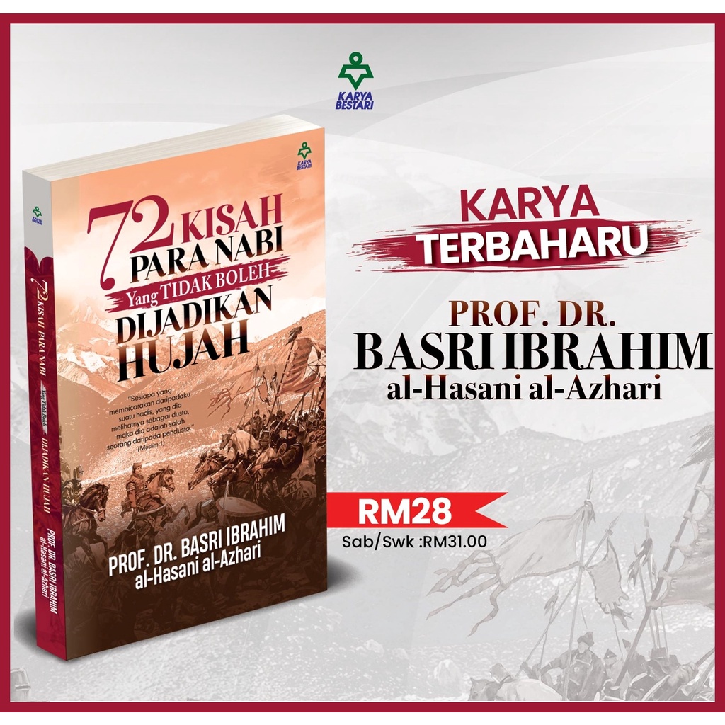 [Pencerahan] 72 Kisah Para Nabi Yang Tidak Boleh Dijadikan Hujah oleh ...