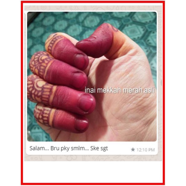 Inai Serbuk Pack Mini 10gm 🔥 Beli 10 Free 10 | INAI MEKKAH MERAH ASLI ...