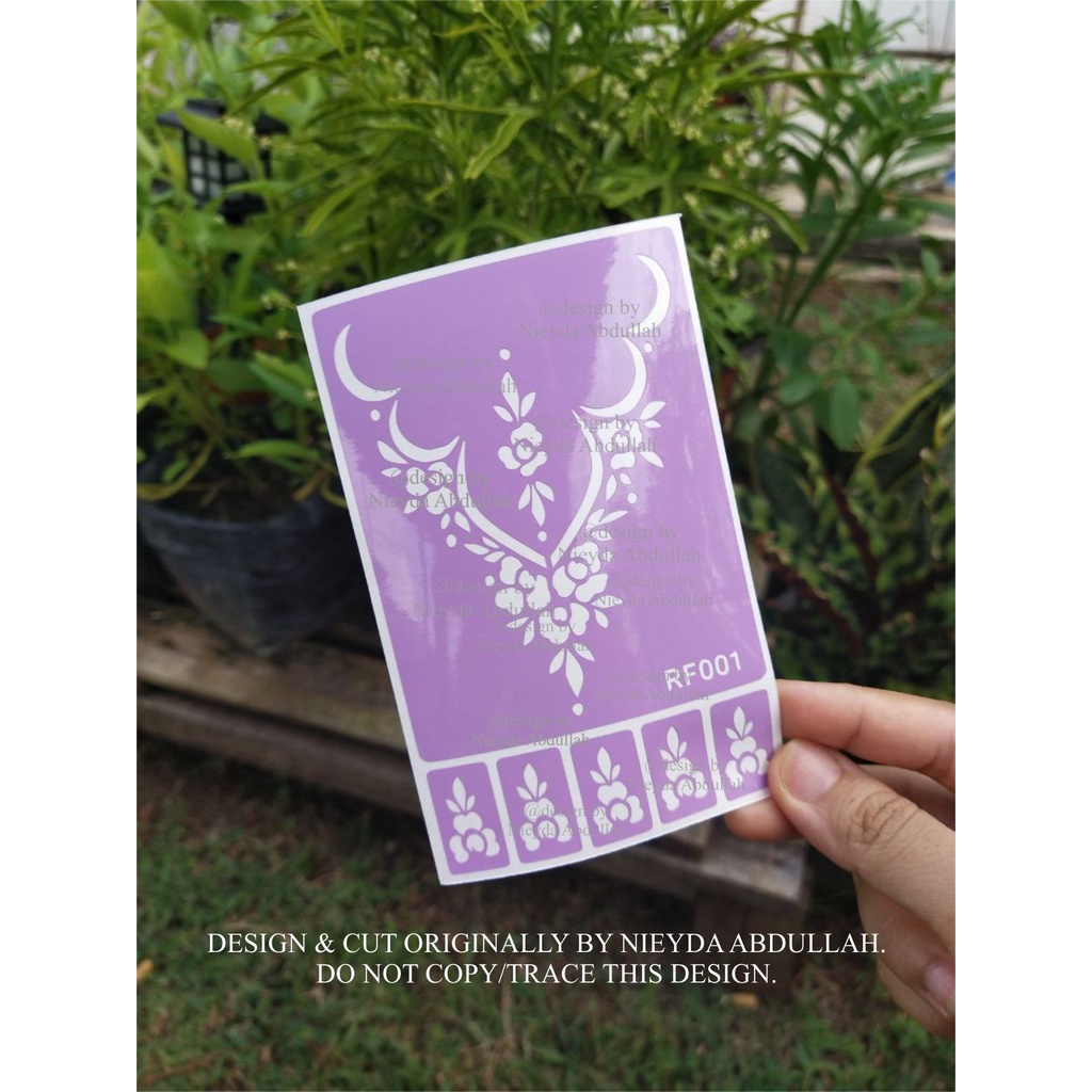 Sticker Inai Lukis Henna Stencil RAYA VERSION by Nieyda Abdullah ...