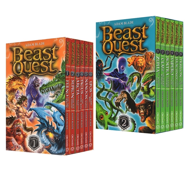 Beast Quest Series 1 and 2 (12 books) | Shopee Malaysia