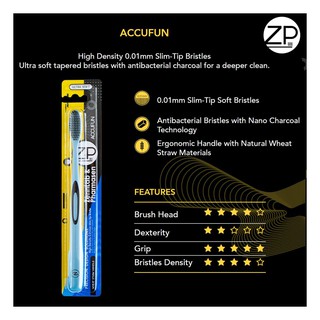 ZP Toothbrush 3's (0.01 Antibacterial) - Accufun | Shopee Malaysia