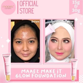 MAAEZ FOUNDATION MAKE IT GLOW 15G & 30G | Shopee Malaysia