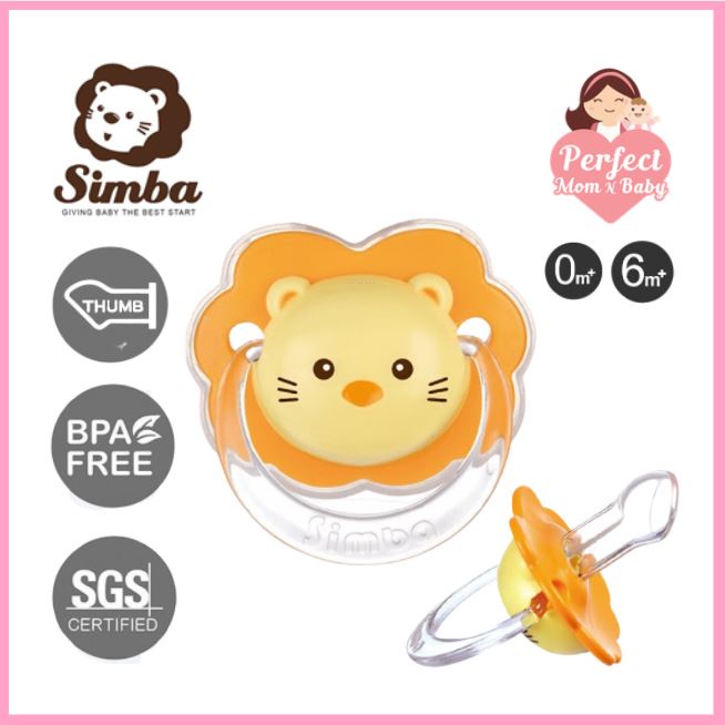SIMBA Thumb Shaped Pacifier (0 month / 6 month ) | Shopee Malaysia