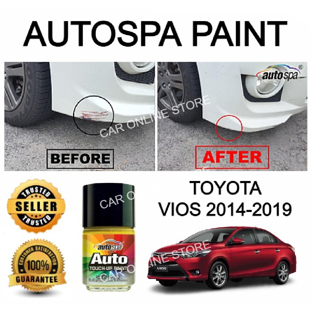 AUTOSPA TOYOTA VIOS 2014-2019 Original Touch Up Paint 18ML - 1bottle ...