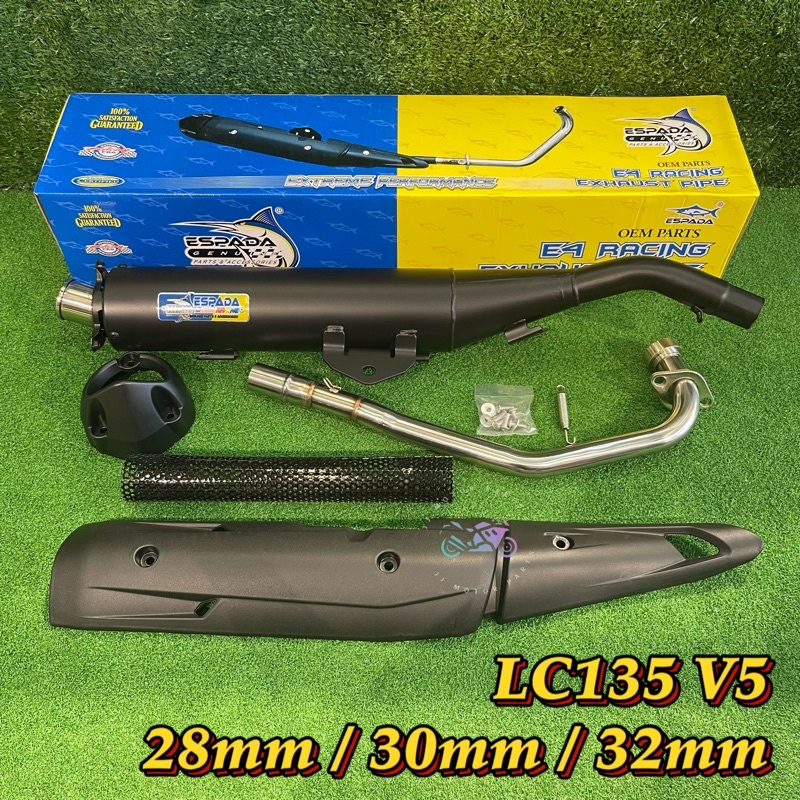 Espada Racing Exhaust Std Cutting 100% Original Ekzos Pipe E4 E5 V5 E6 E7 LC135 / Y15ZR / Y16ZR ...