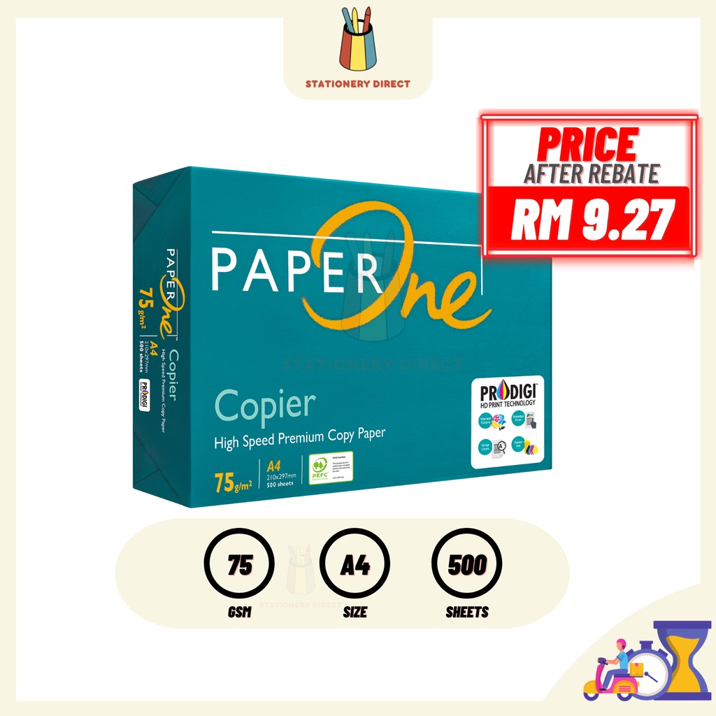 Paper One 75gsm 500 Sheets A4 Paper | Shopee Malaysia