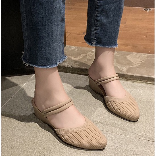 HEUS Becca Flat Wedge (2Ways to Wear) | Shopee Malaysia