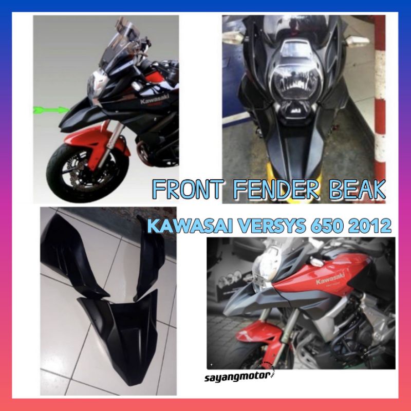 Fender front cap Versys 650 2012 Versys 650 2012 Front Fender beak ...