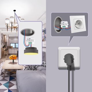 Wireless Remote Control Switch 433MHz Rf Push Button Switch AC 220V 10A ...