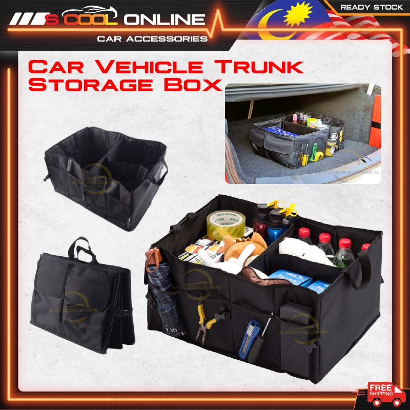 🔥READY STOCK🔥MULTIPURPOSE PORTABLE CAR VEHICLE TRUNK STORAGE POUCH BAG ...