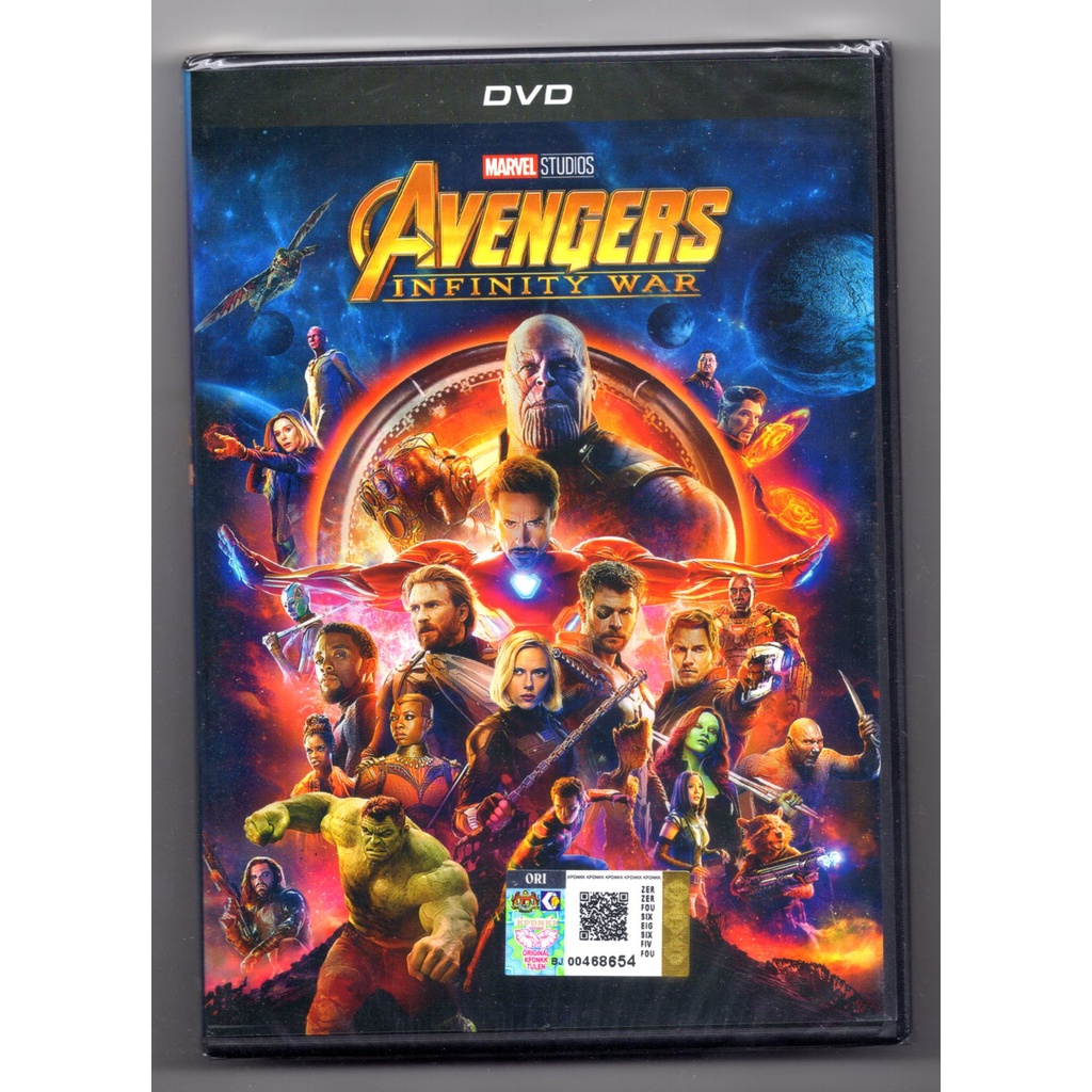 AVENGERS - INFINITY WAR (DVD Original) | Shopee Malaysia