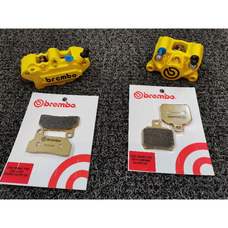 BREMBO CALIPER DISC PAD 4POT MP4/ 2POT P34 | Shopee Malaysia