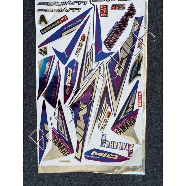 STICKER YAMAHA EGO LC LUVIAS CHROME | Shopee Malaysia