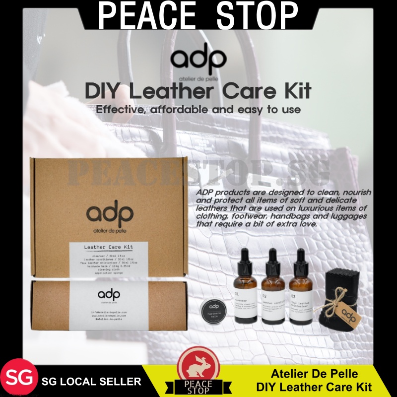 Atelier De Pelle ADP Luxury Leather Bag Cleaner Kit Cleanser ...