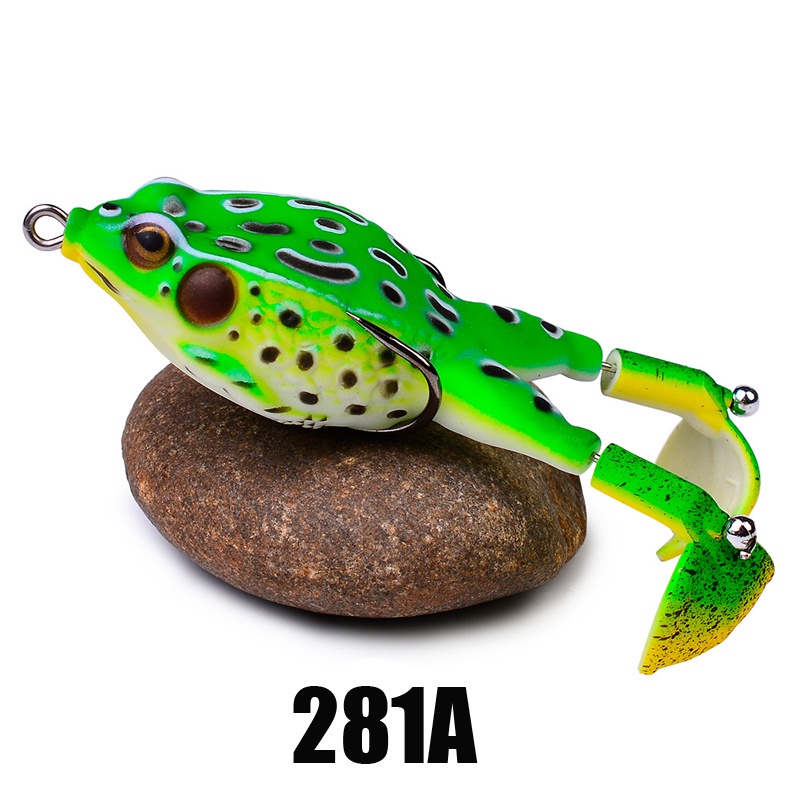 1piece upan katak Soft Fishing lures Rotating Legs Duck Artificial Bait ...