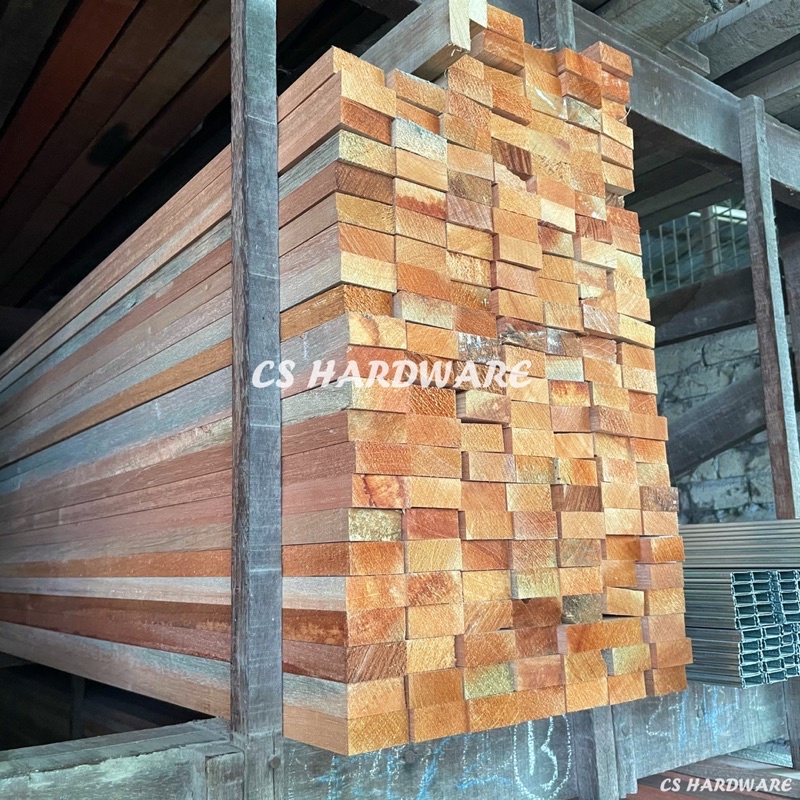 (6 ft)1" x 2" Solid Kayu Meranti Wood Kayu Perabot - Siap Ketam ...