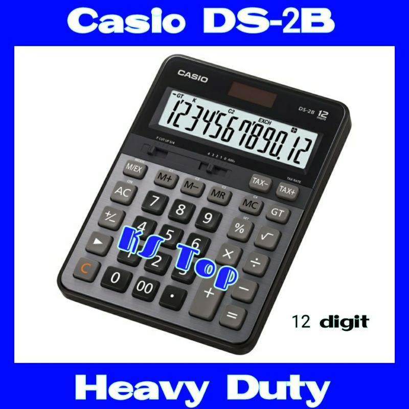 Casio DS-2B 12 digit heavy duty desktop | Shopee Malaysia