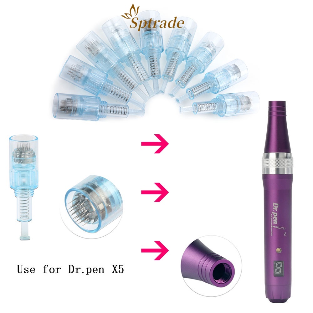 Dr Pen Ultima X5 Replacement Round Nano Cartridge Screw Leather ...