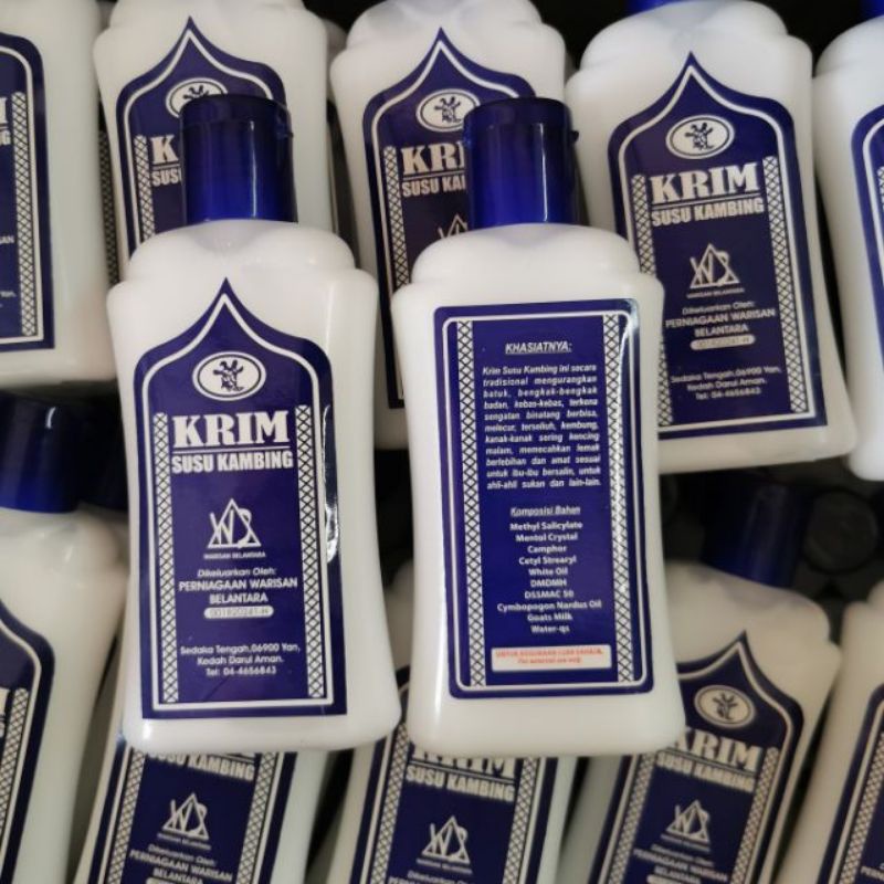 Krim Panas Susu Kambing 100ml (murah) krim susu kambing panas | Shopee ...