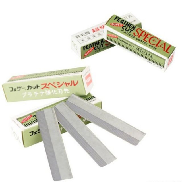 Feather Cut Special Blade 10 blades/box (China) | Shopee Malaysia