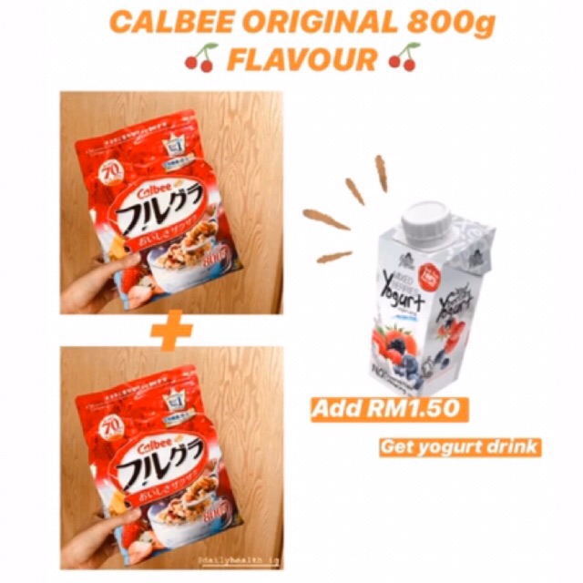 PROMOTION 2 PACK CALBEE ADD ON YOGURT DRINK (READY STOCK) | Shopee Malaysia