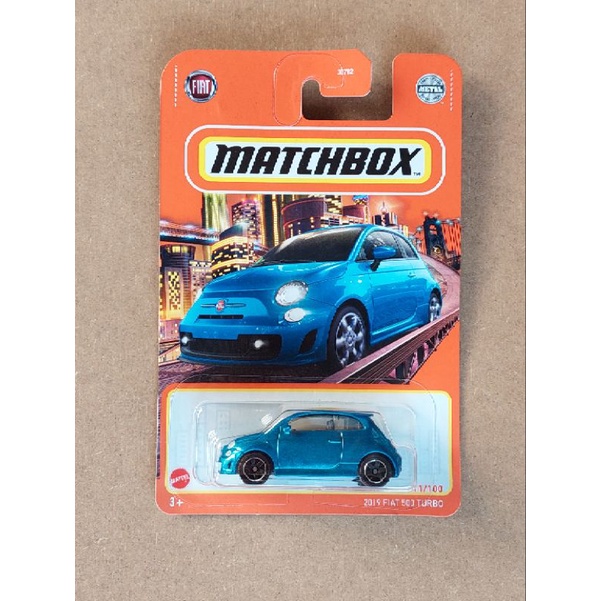 Matchbox 2019 Fiat 500 Turbo (Blue) | Shopee Malaysia