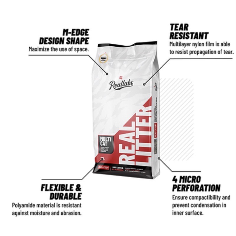 Reallabs Real Litter Multicat 20L (2bagx10L) | Shopee Malaysia