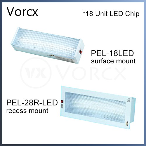 PNE PEL-18LED / PEL-28R-LED LED Emergency Light | Shopee Malaysia